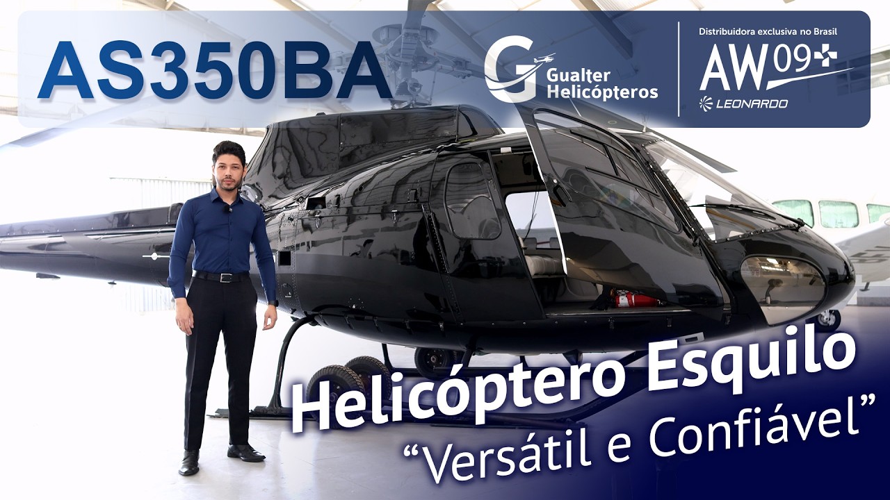 Apresentação do Helicóptero Esquilo AS350BA 1994 - Gualter Helicópteros ...