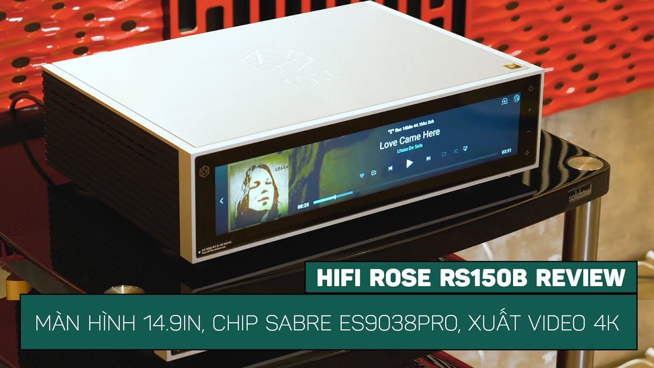 Hifi Rose RS150B - Network Streamer màn hình siêu lớn, độc đáo tính ...