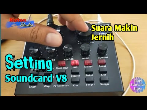Cara Setting Sound card taffware V8 - YouTube