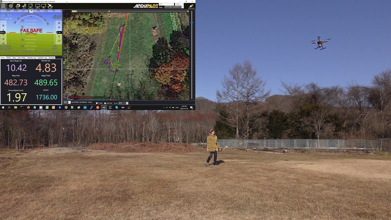 ArduPilot BendyRuler Object Avoidance Using Lightware SF40c - YouTube