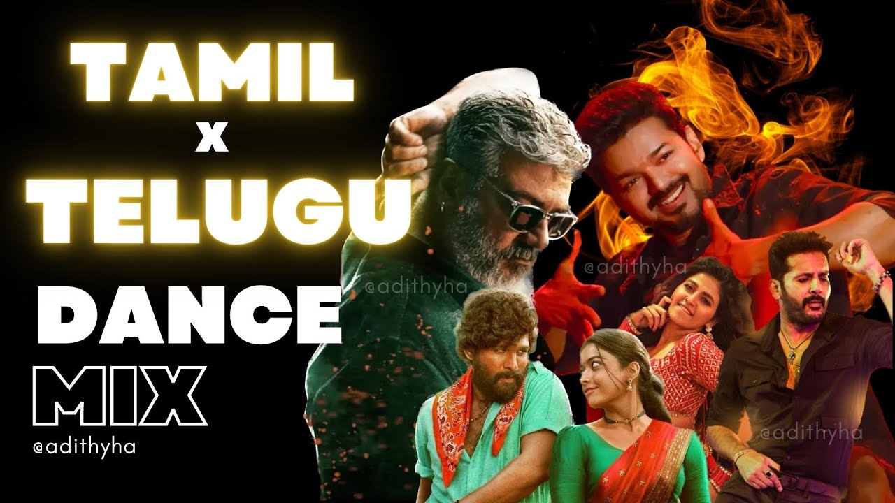 Tamil X Telugu Dance Mashup | MIX | Pushpa | Adhaaru Adhaaru ...