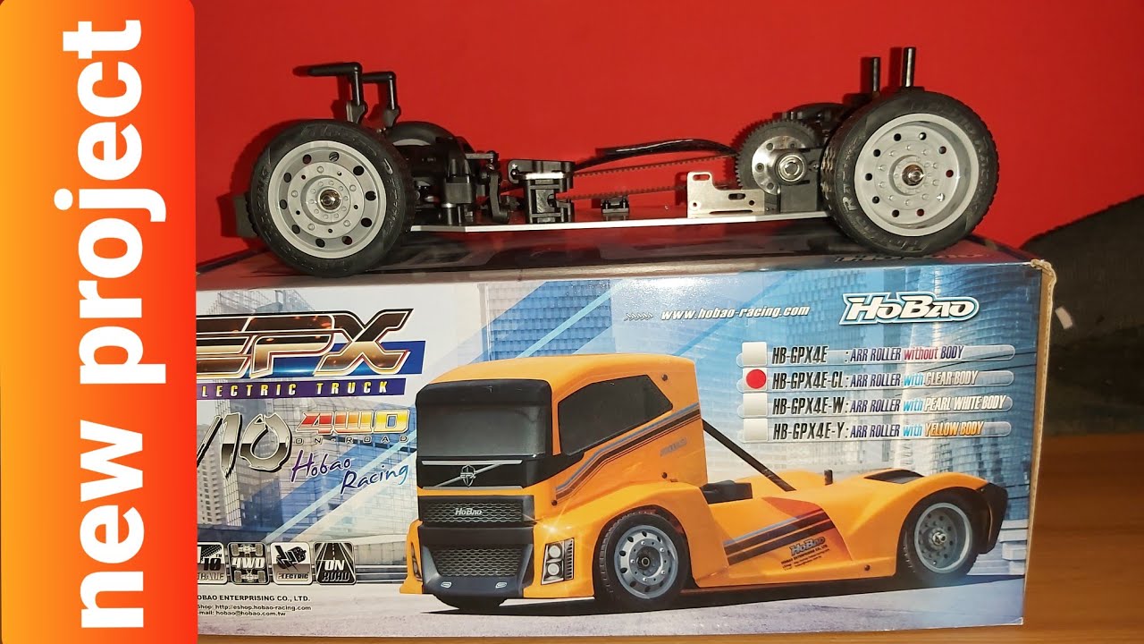 hobao epx semi truck unboxing/first look - YouTube