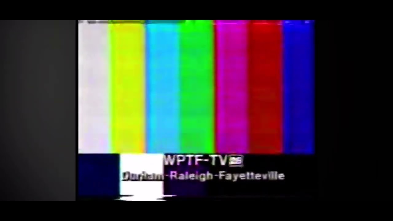 WPTF TV 28 Test Card (1984) - YouTube