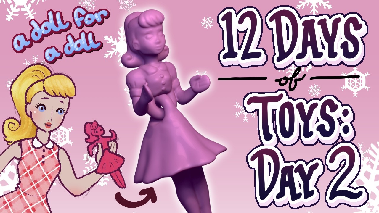 Mini Doll for Your Doll - 3D Model - Day 2 - YouTube