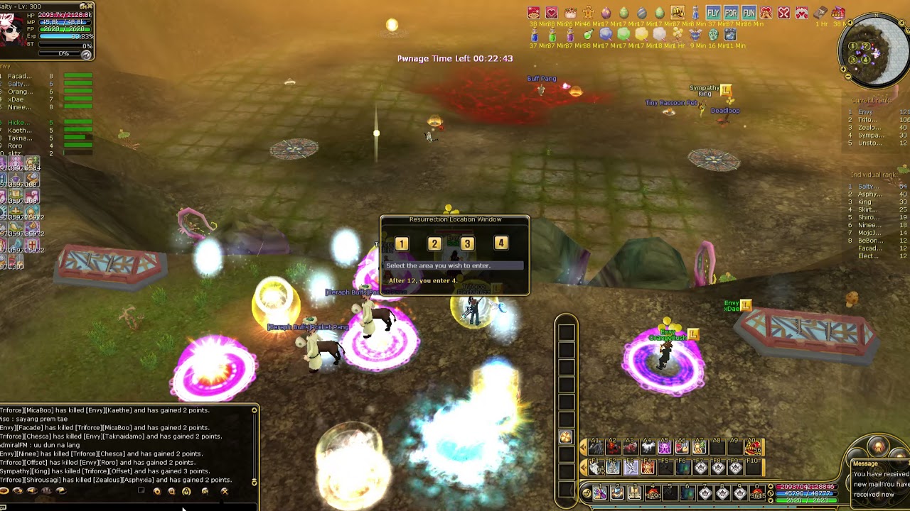 Insanity FlyFF Siege 9/26/2017 Mentalist MvP PoV - YouTube