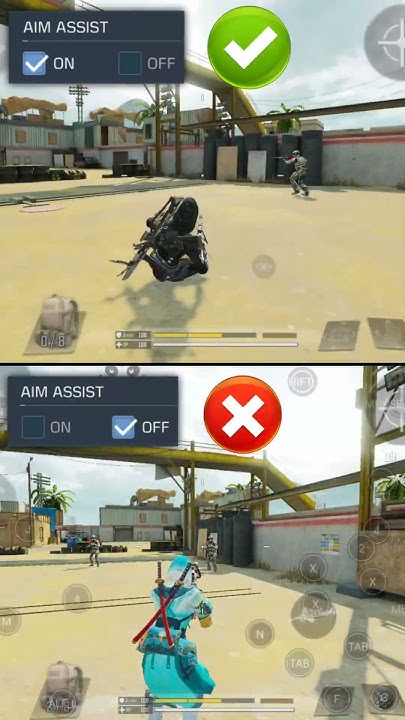 AIM ASSIST Settings in CODM BR 💯🔥Codmobile🤕CODM Pro Setting #shorts #codmbr #codm #ff # ...