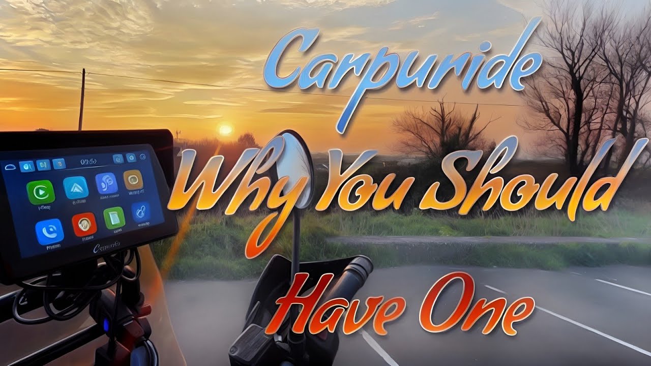 Carpuride W502 Motorcycle GPS Navigation Honest Review - YouTube