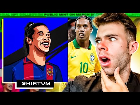 RONALDINHO SACA SU PROPIA COLECCIÓN DE NFT con SHIRTUM - YouTube