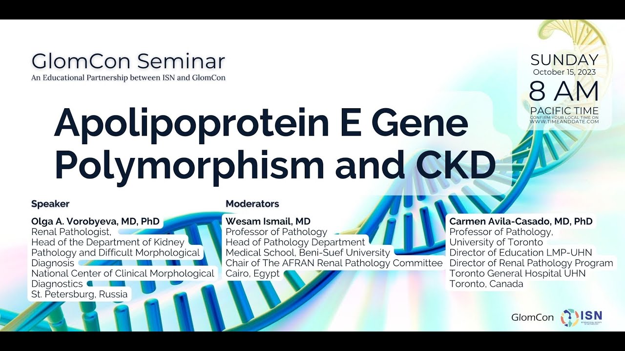 Apolipoprotein E Gene: Polymorphism and CKD - YouTube