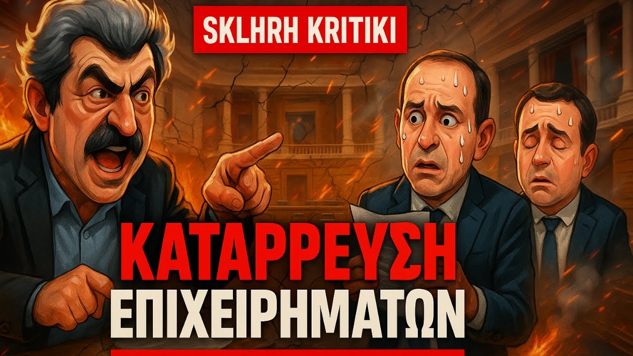 "ΚΑΤΑΡΡΕΥΣΗ ΕΠΙΧΕΙΡΗΜΑΤΩΝ: Σκληρή Κριτική σε Γεραπετρίτη και Γαβουνέλη ...