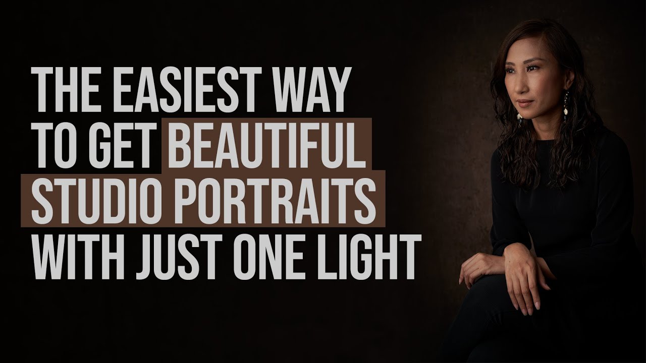 The EASIEST Way to get BEAUTIFUL Studio Portraits with just ONE ...