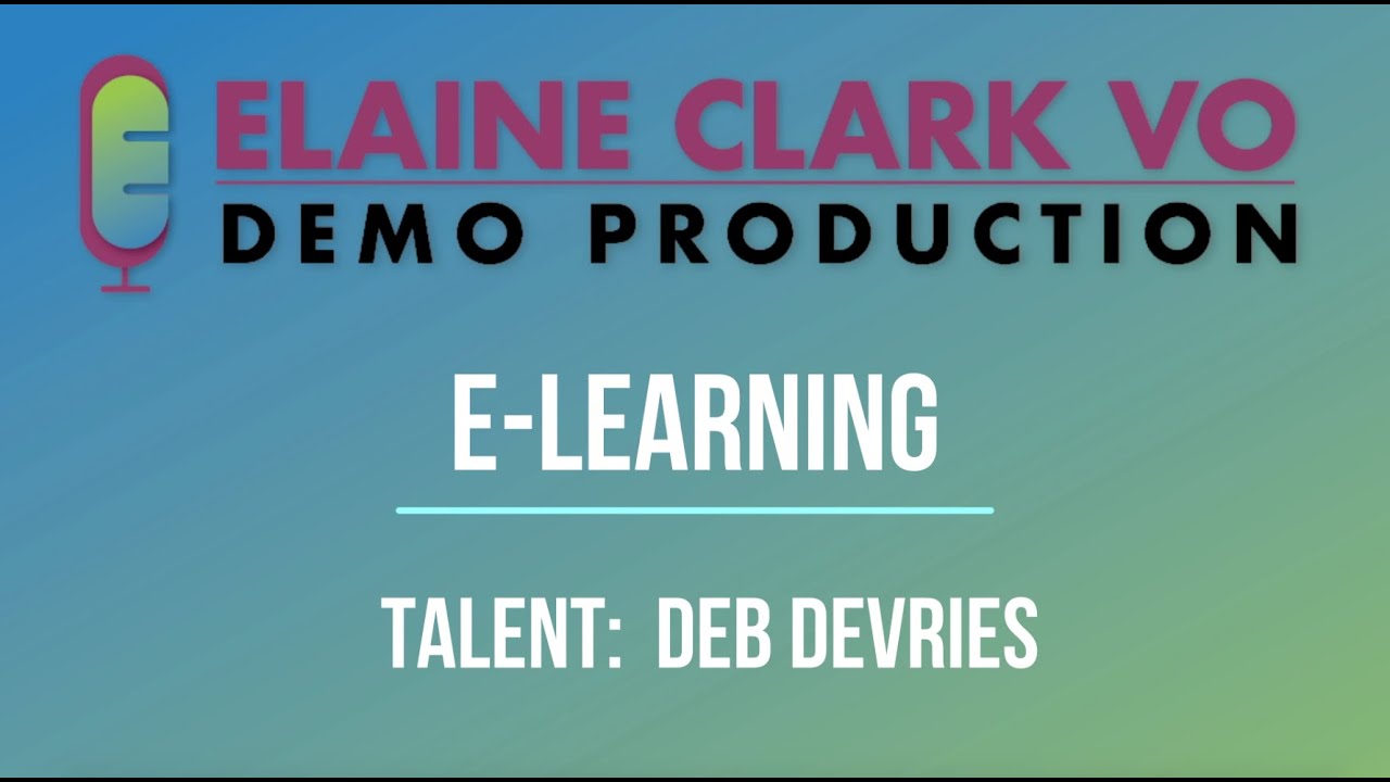 Deb DeVries - E-Learning Demo - YouTube