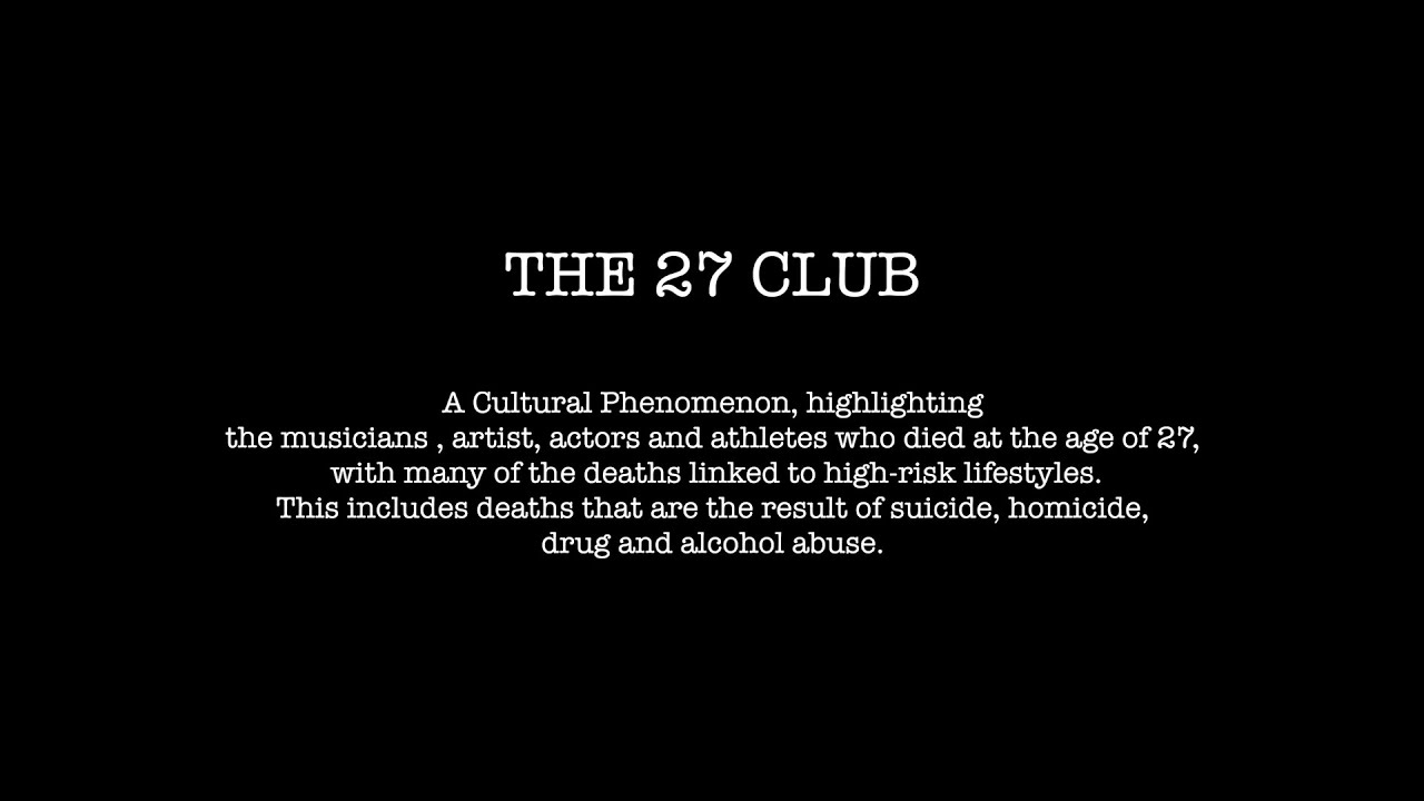Jordan McCann - 27 Club (Music Video) - YouTube