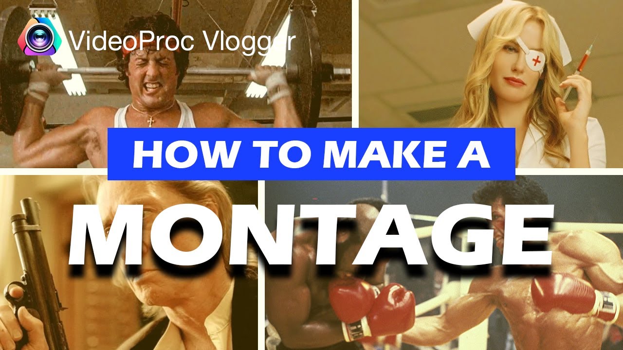 How to Make a Montage Video: Create Training Montage in ONE Minute ...