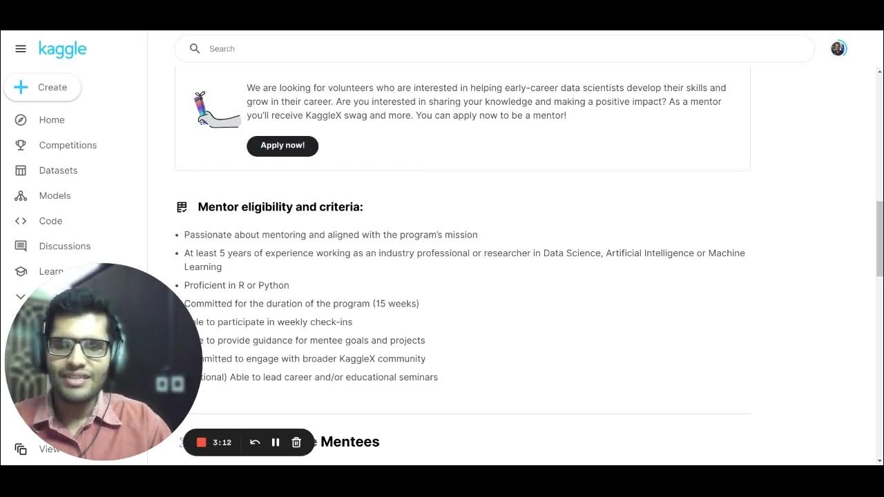 What is KaggleX BIPOC Mentorship Program? @kaggle - YouTube