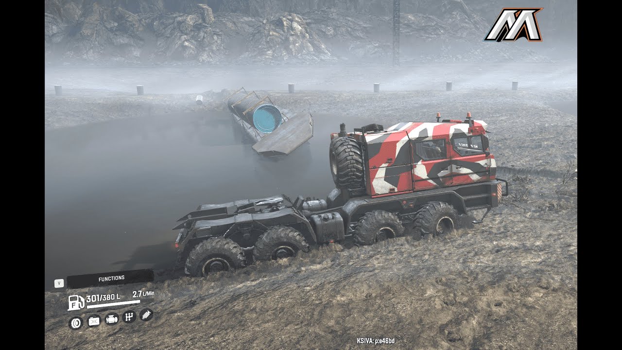 Logitech G29 6x6 Trailer Rescue Madness in Snow Runner! - YouTube