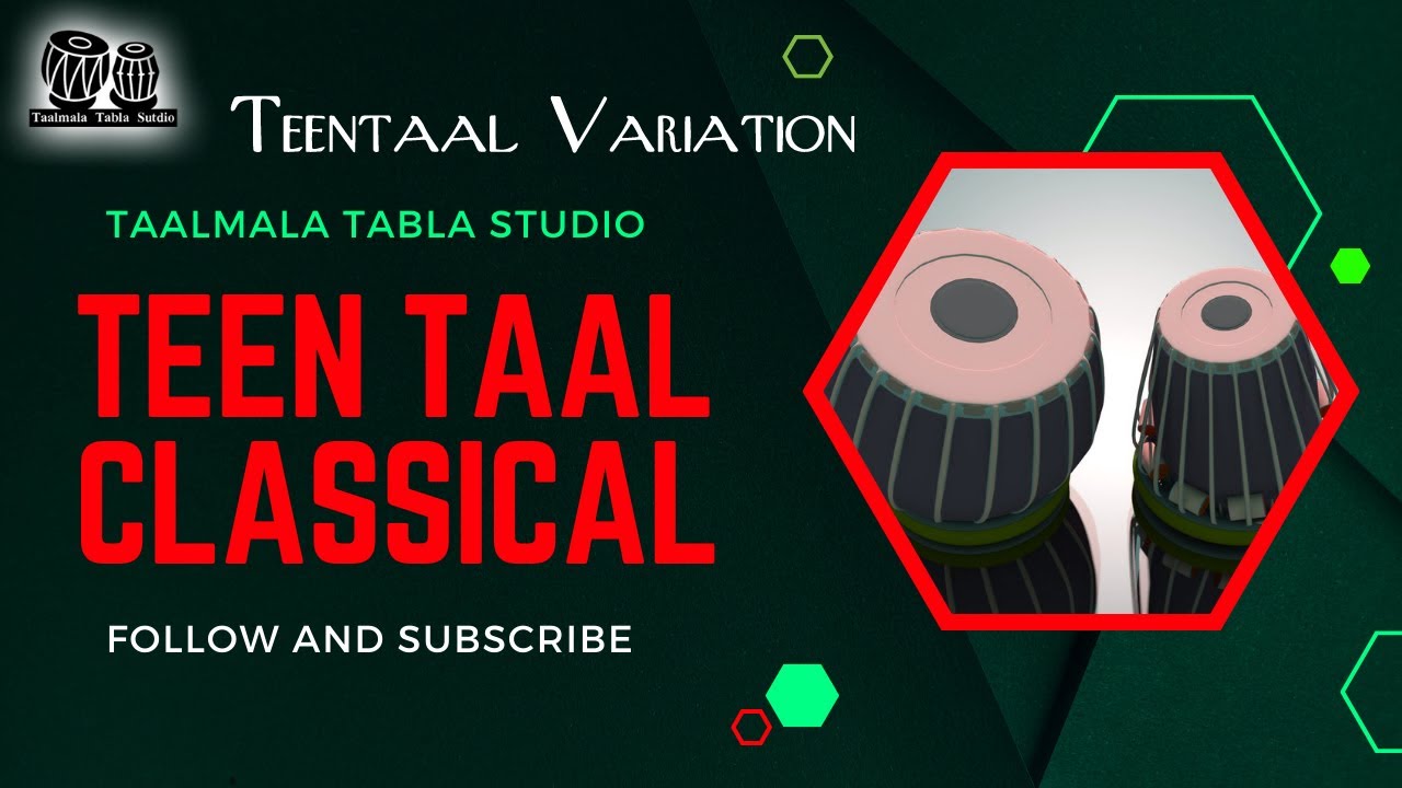Teentaal - Tabla Variation -Tabla Solo -Taalmala Tabla Studio - YouTube