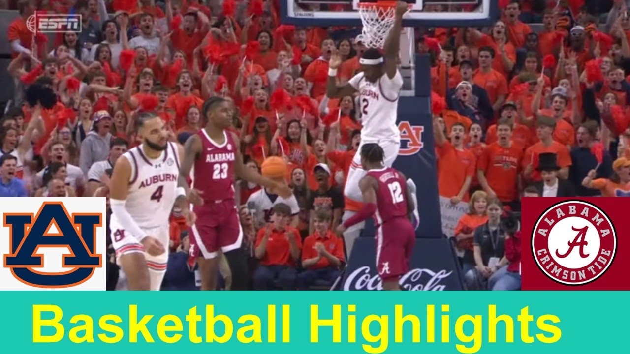 #16 Alabama vs #12 Auburn Basketball Game Highlights, Feb 7 2024 - YouTube
