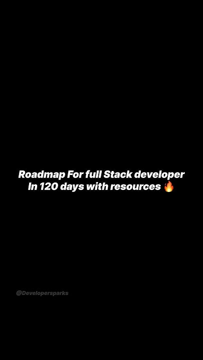 Roadmap for fullstack development #coding #codinglife #software #softwareengineer #fullstack # ...