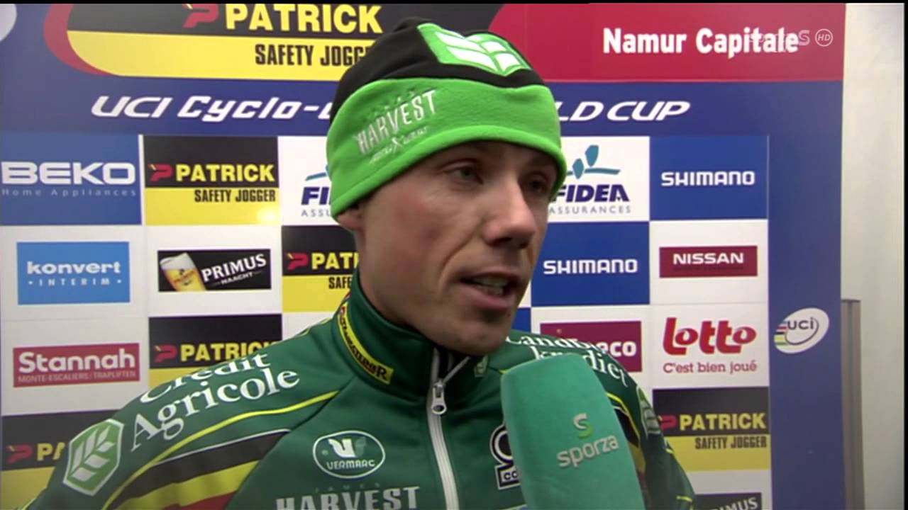 Sven Nys wint de wereldbekercross in Namen 2011 - YouTube