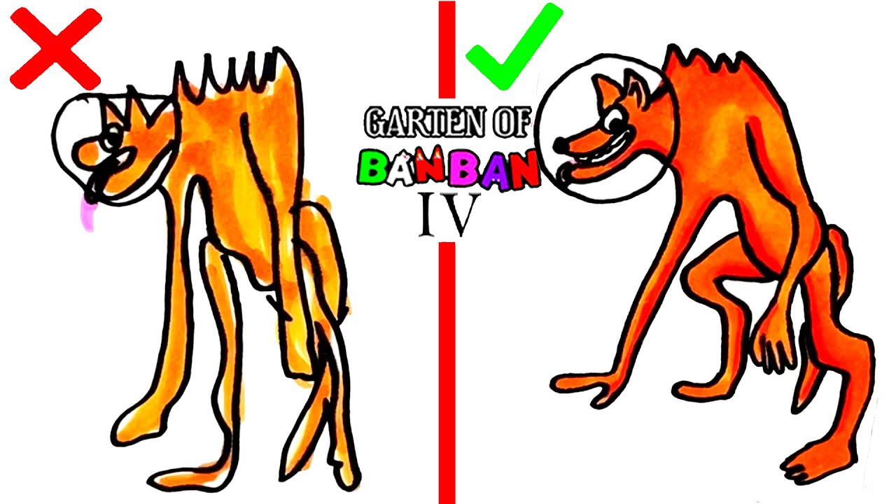 Как нарисовать Woolius Julius Нового Монстра из Garten Of Banban ...