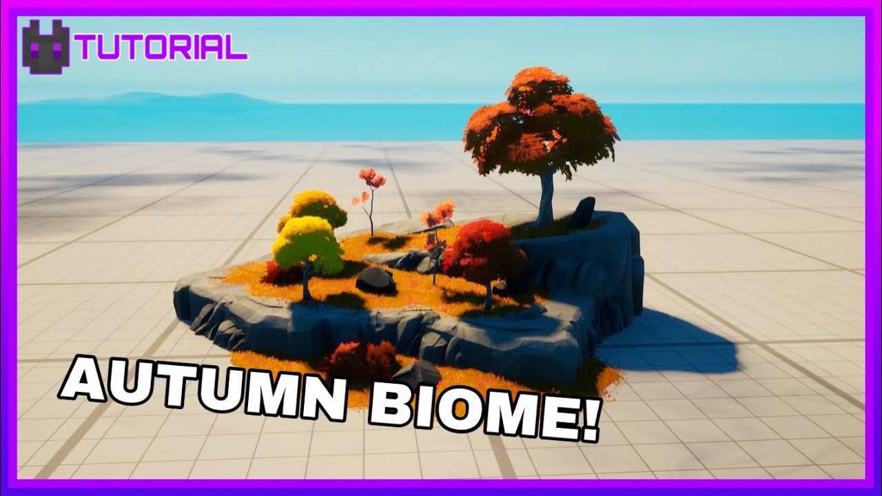 How to make an ADVANCED AUTUMN BIOME in CREATIVE | Fortnite Creative ...