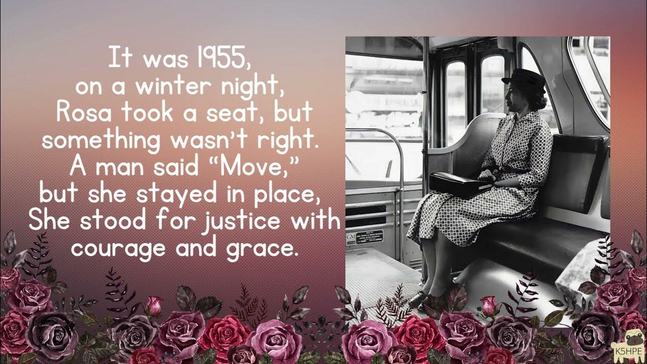 Rosa Said No Song for Rosa Parks, Vocal Music Education, Children ...