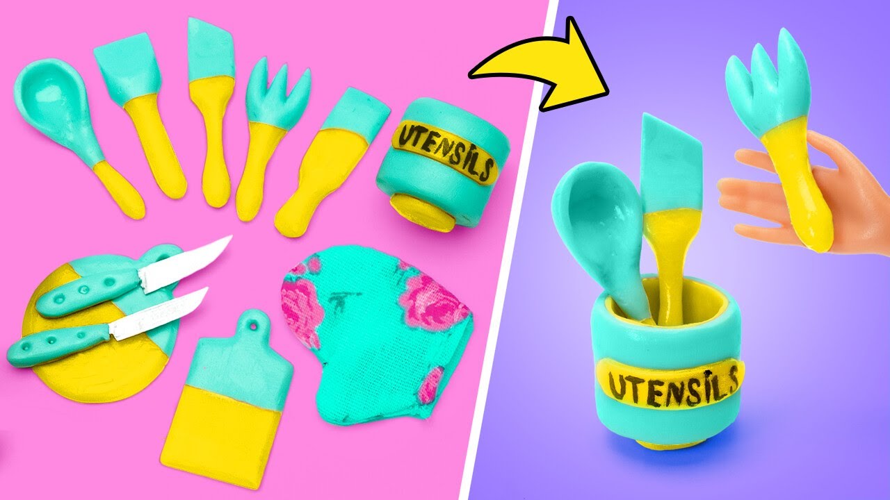 WOW Kitchen Utensils RESCUED by Crafting Magic!👧🏻Amazing Crafts with Mr ...