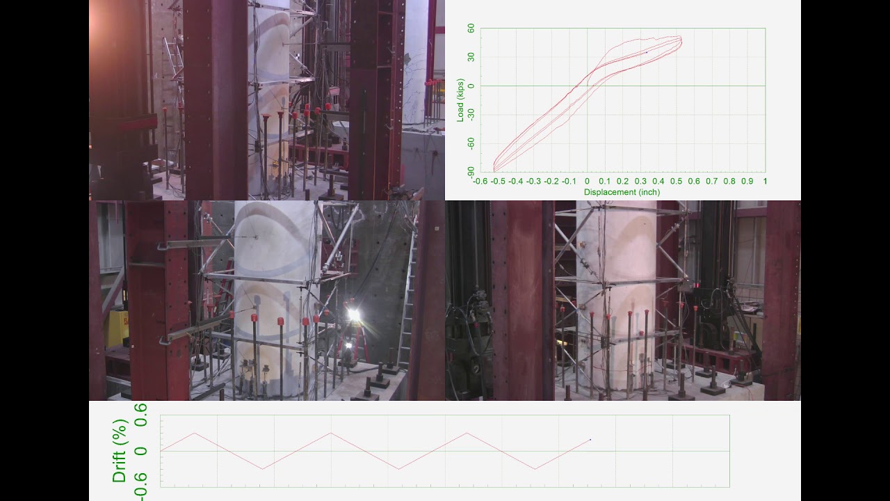 Testing of a bridge pre-stressed pile under lateral load and a varying ...