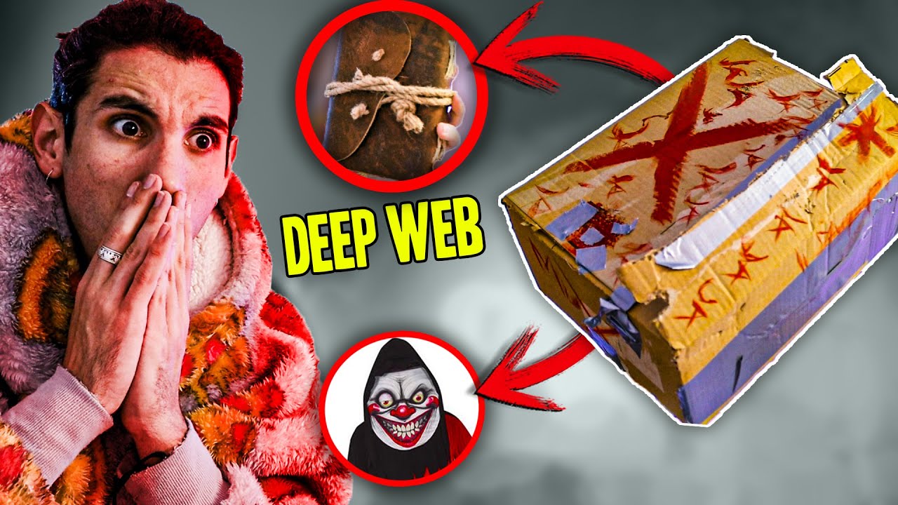 COMPRÉ una CAJA MISTERIOSA de la DEEP WEB ¿es un PAYASO? - YouTube