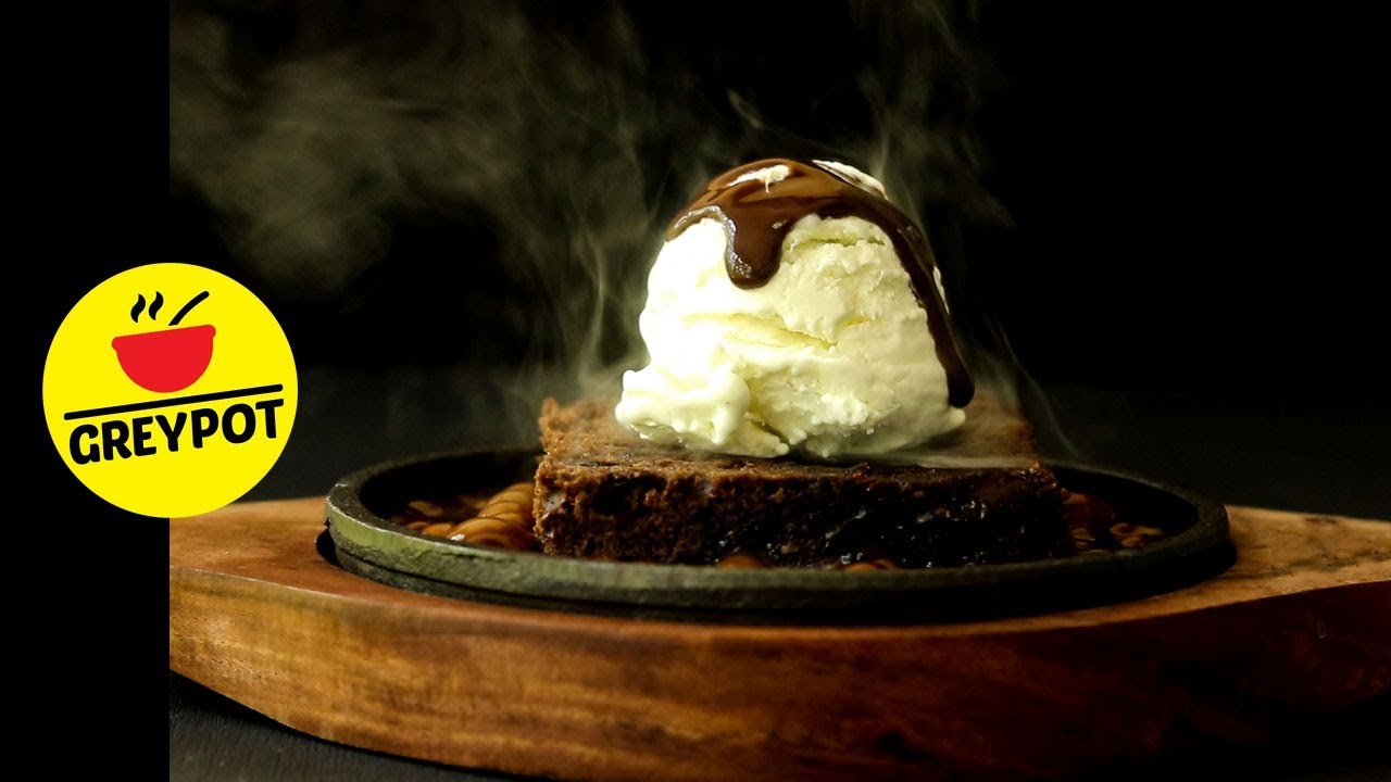 Chocolate Sizzling Brownie | Homemade Chocolate Sauce with Cocoa Powder ...