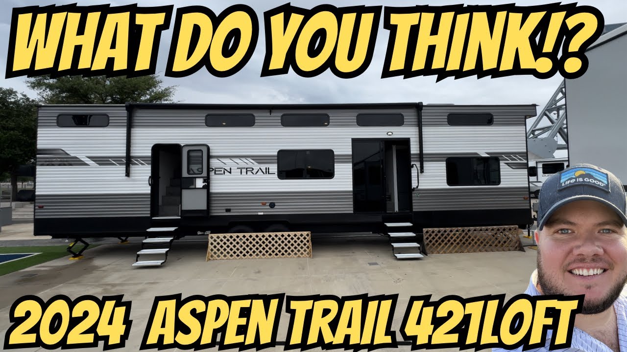 2024 Aspen Trail 421LOFT | Dual Loft RV for a HUGE FAMILY! - YouTube