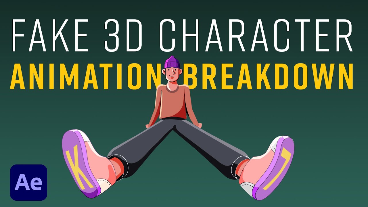 Fake 3d Character Animation in After Effects - YouTube
