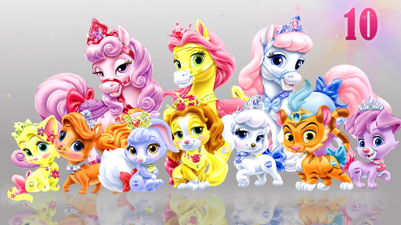 10 little Animals & 10 little Princesses | Numbers Song | Nursery ...