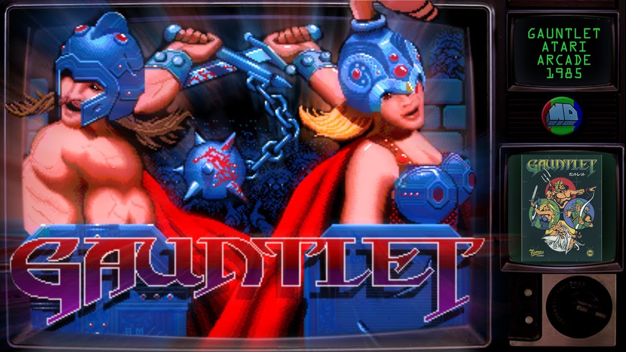 Gauntlet Atari Arcade 1985 DEMO - YouTube