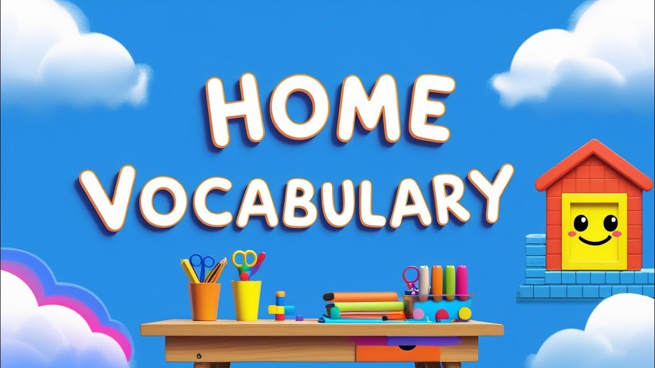 Home vocabulary | House vocabulary we speak every day | Fun learn for ...