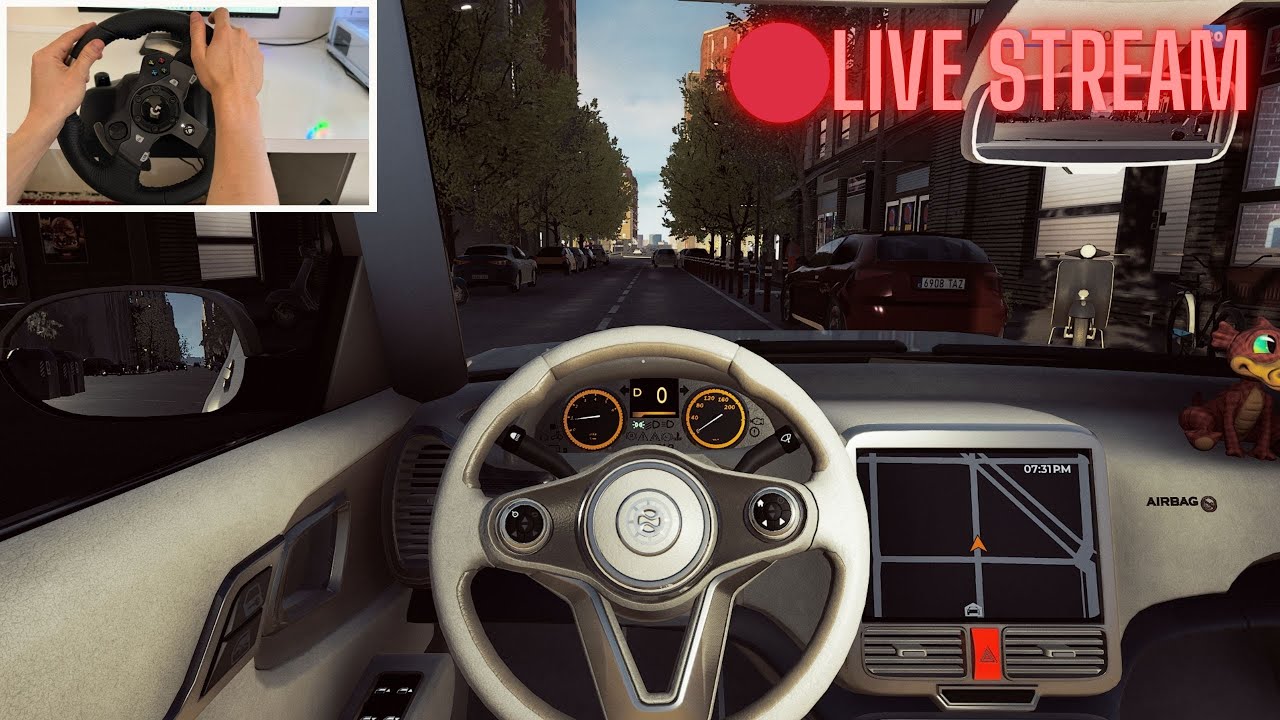 🔴live stream hard drive .New car .vTaxi life:A city driving simulator ...
