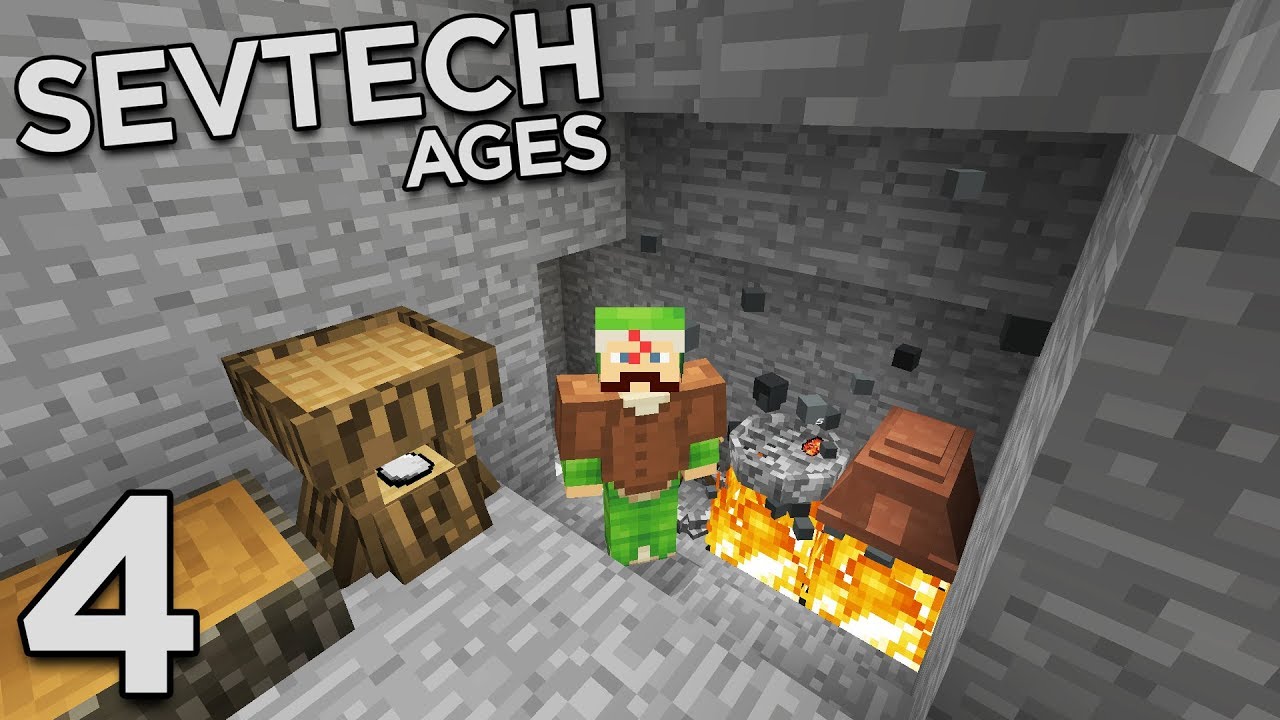 SevTech Ages [4] - PERMANENT FIRE! - YouTube