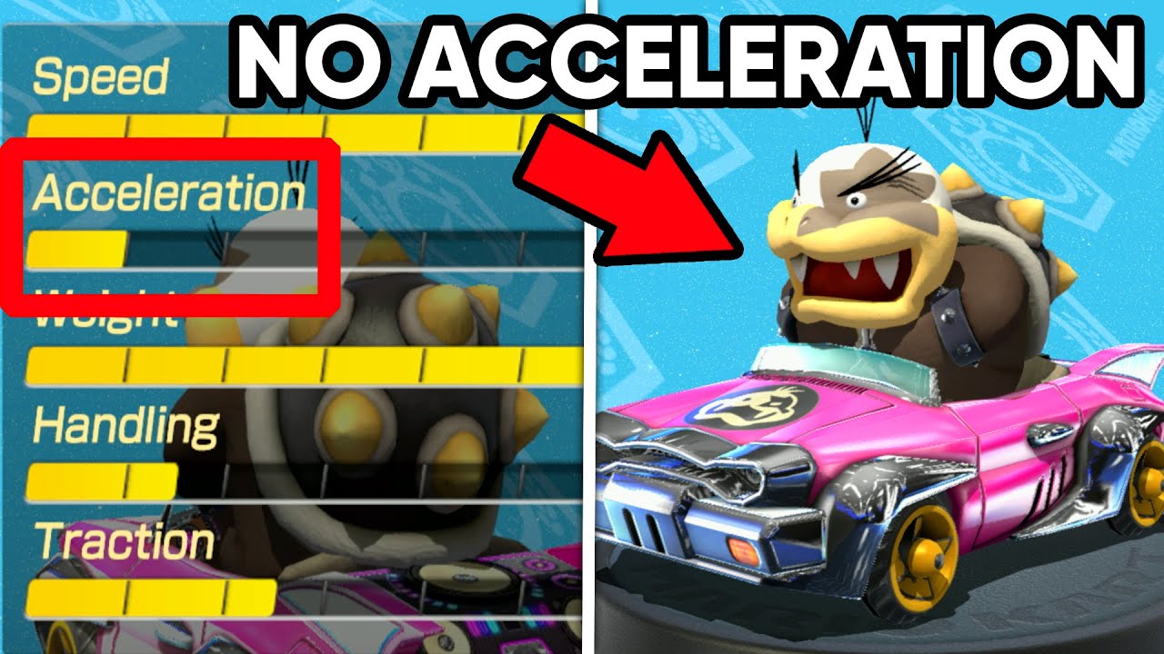 How bad is NO ACCELERATION in Mario Kart 8 Deluxe? - YouTube