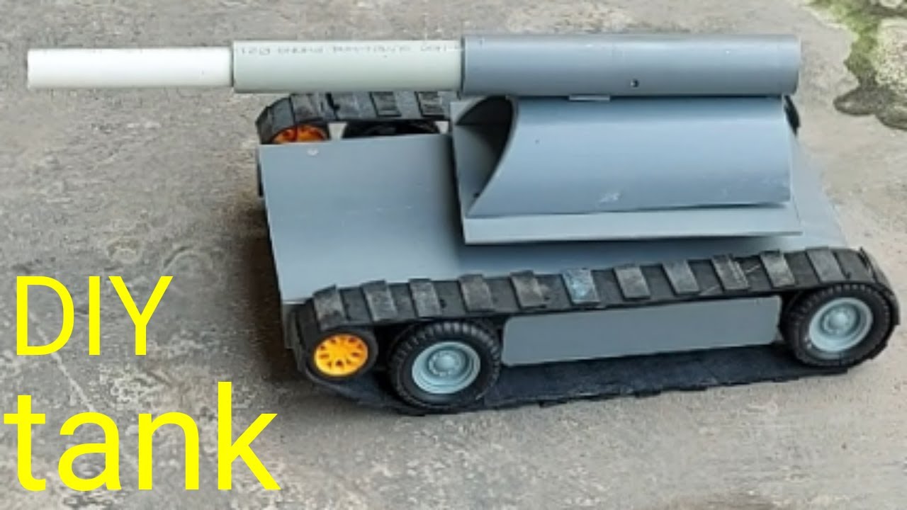 How to make a tank from pvc | Make toys - YouTube