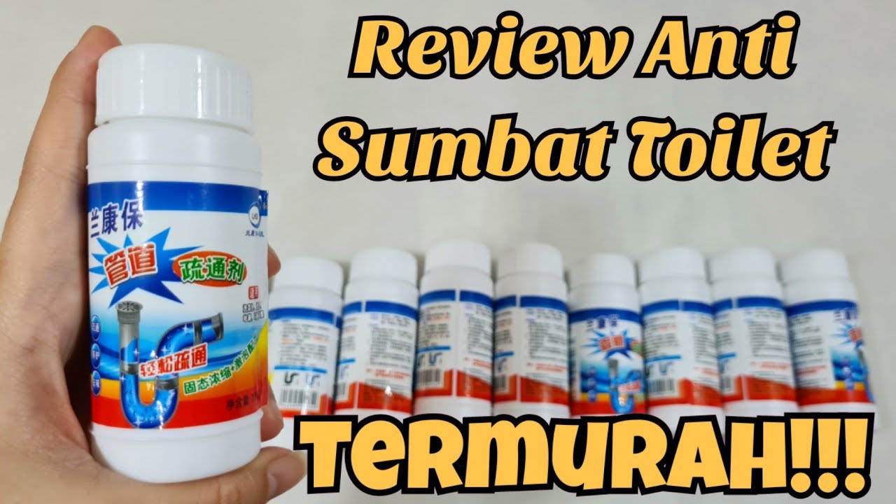 Review Anti Sumbat Bubuk untuk Melancarkan Toilet dan Wastafel - YouTube