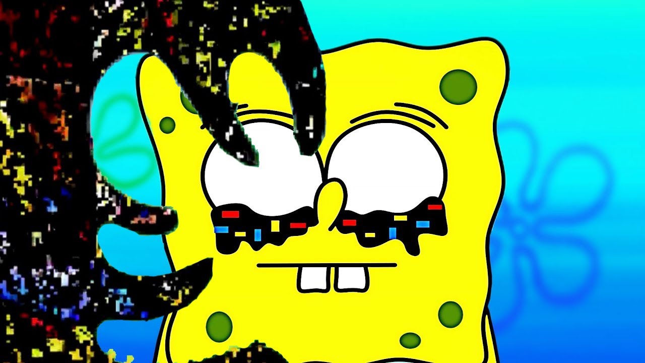 Spongebob vs Glitch ♪ TheFatRat - Stronger [Music Video] - YouTube