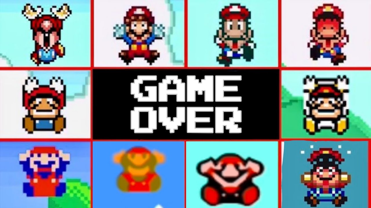 Mario NES GAME OVER Screens - #mario - YouTube