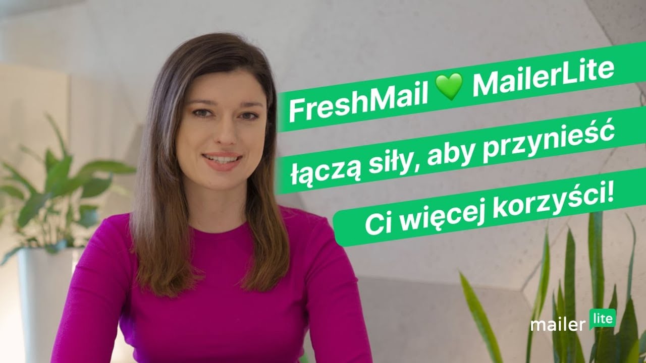 FreshMail 💚 MailerLite łączą siły, aby przynieść Ci więcej korzyści! - YouTube