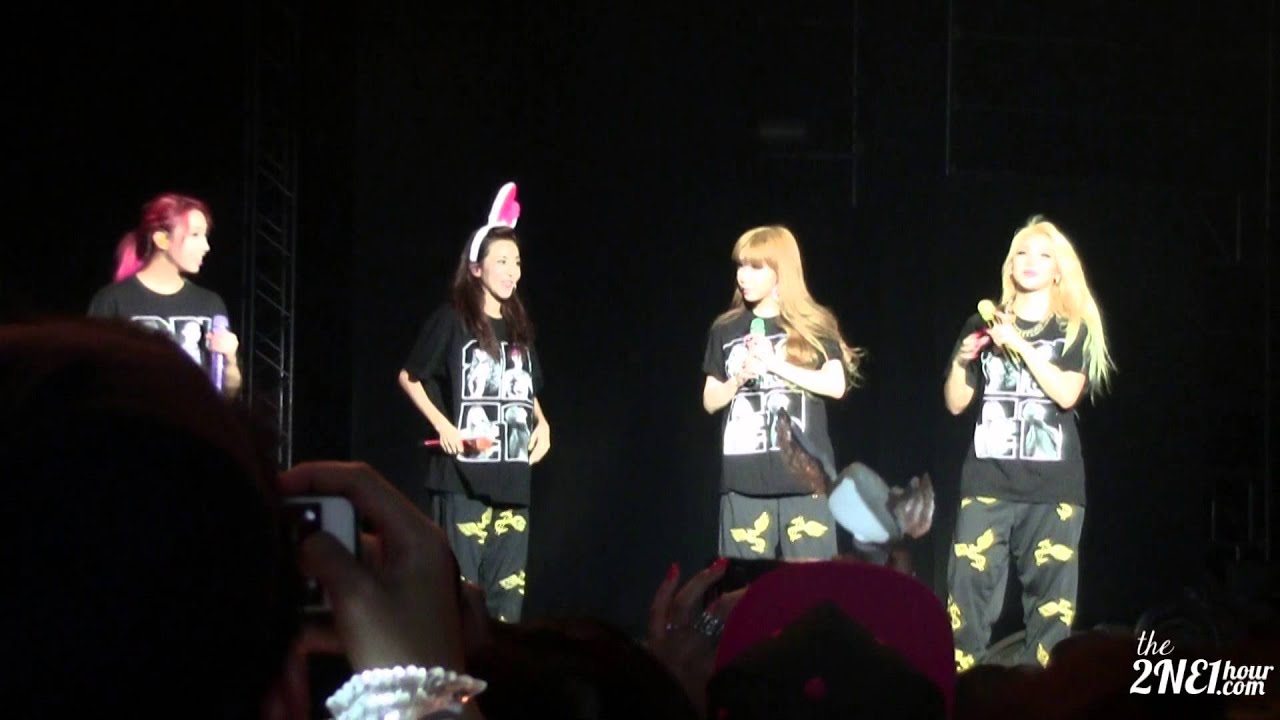 140823 2NE1 AON Live in Bangkok (Talk + Chan Rak Khun Dance) - YouTube