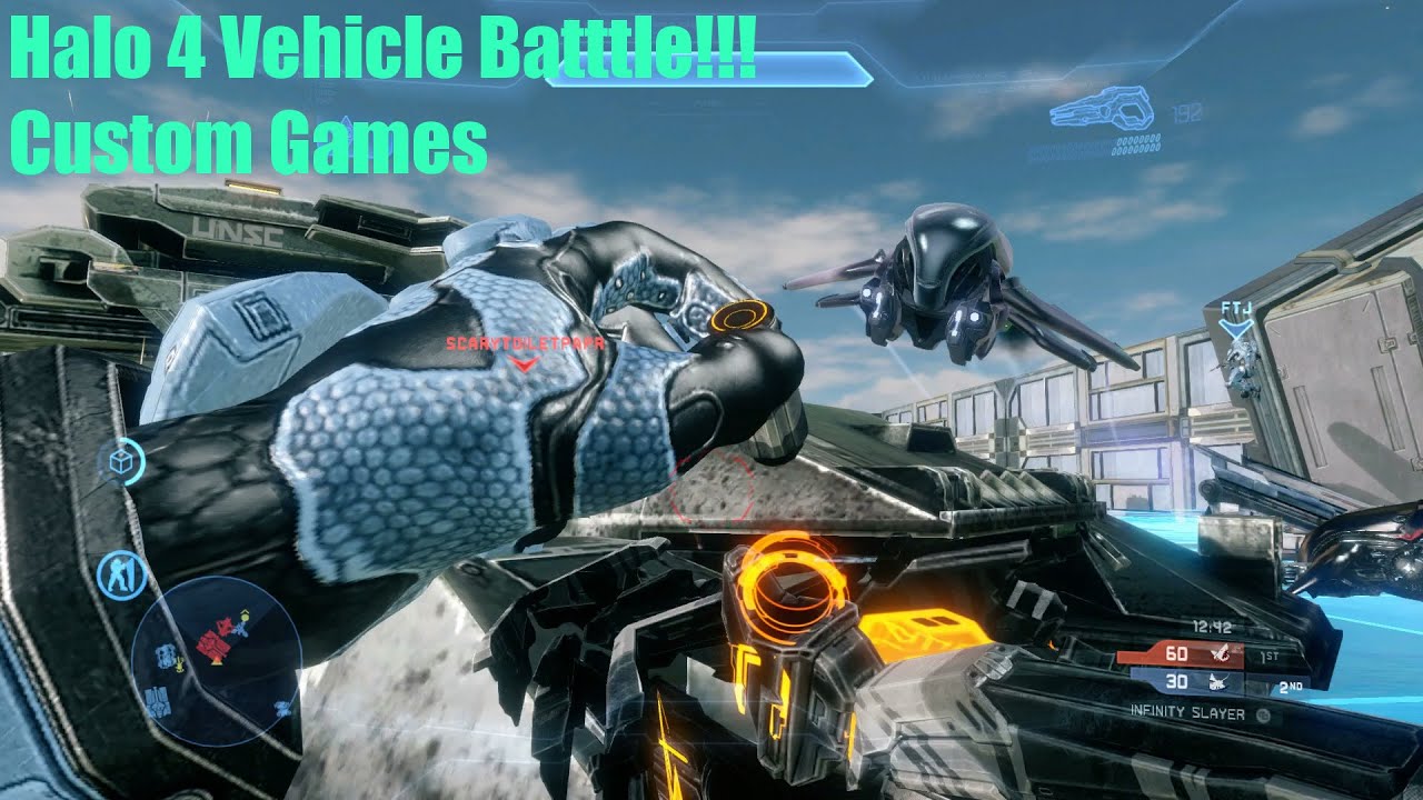 Halo 4 Vehicle Battle!!! Custom Games - YouTube