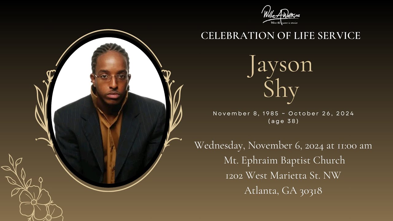 Celebrating The Life & Legacy of Jayson Shy - YouTube