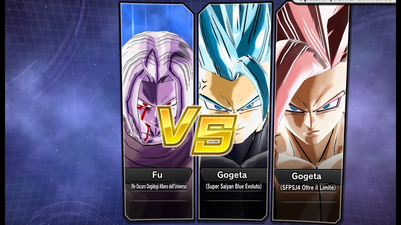 XV2 (PC): Fu Re Oscuro Dogidogi (Albero) vs Gogeta DBH SSJB Evoluto ...