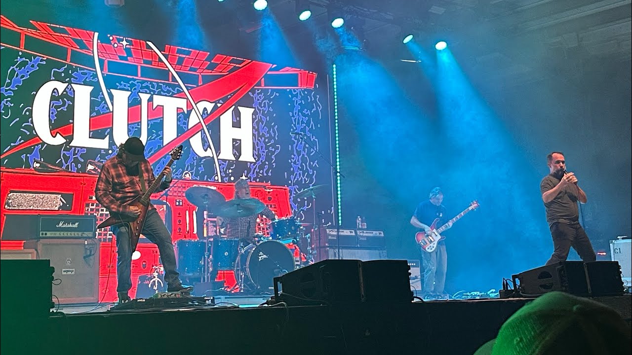 Clutch performing X-Ray Visions live at the Great Frederick Fair ...