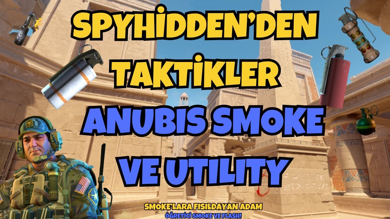 Counter Strike 2 - Anubis All Utility's - YouTube